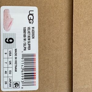 UGG | Shoes | Ugg Addison Velvet Bow Seashell Pink Slippers | Poshmark